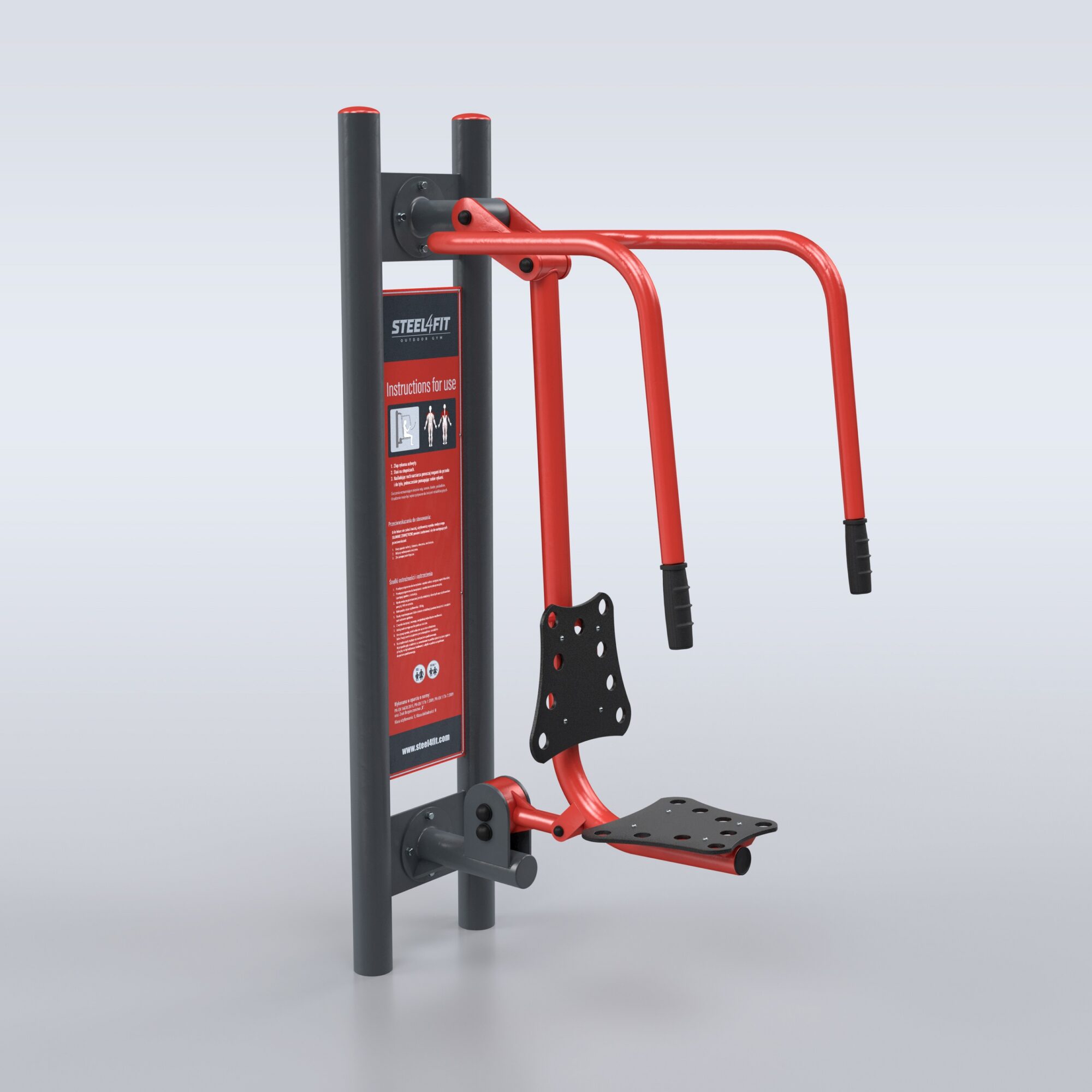 Three Outdoor Gym Stations - TRAINER Outdoor Fitness