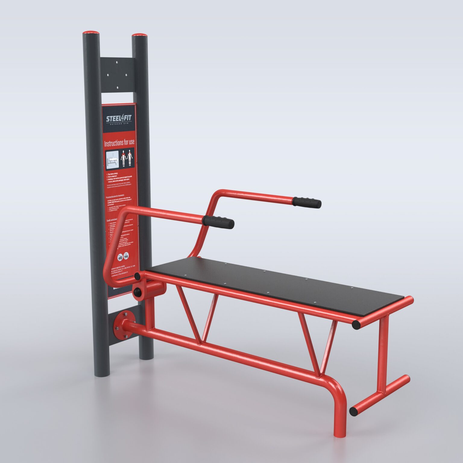 Pull Bench Steel4Fit - Trainer Outdoor Fitness