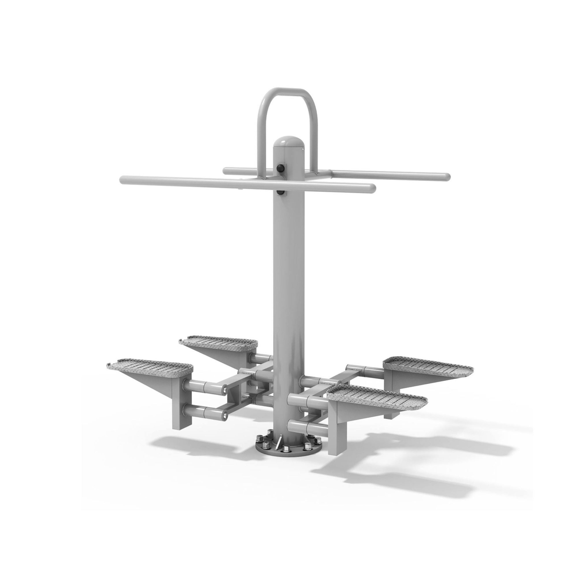 Double Stepper Stainless Steel - Trainer Outdoor Fitness