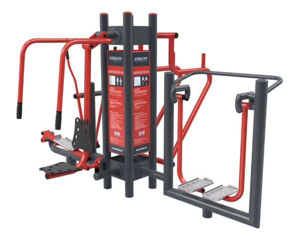 Four outdoor gym stations - Trainer Outdoor Fitness
